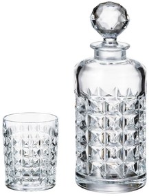 Set Whisky Diamond 1+6, crystalite