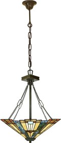 Vitážový lustr Elstead INGLENOOK-P-B 3xE27 45 cm