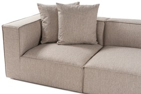 Hanah Home Pohovka SORA s pufem béžová 430 cm