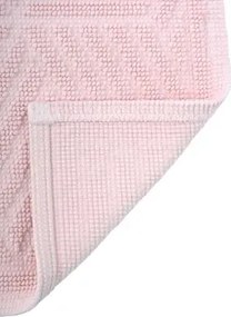Spirella CUBO světle růžová / Koupelnová předložka / bavlna / 50 x 80