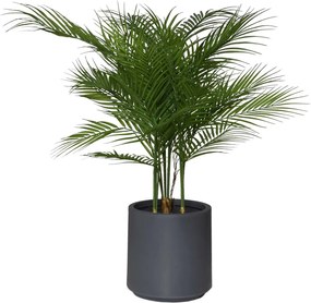 Umělá palma v květináči AREKA, plast, výška 90 cm, zelená