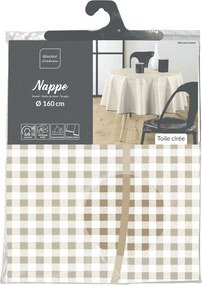 Kulatý ubrus MINI VICHY, Ø 160 cm, kostka
