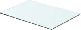 Policové desky 2 ks sklo čiré 50 x 30 cm 3051561