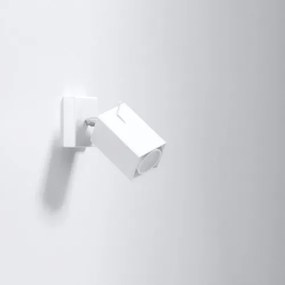 Nástěnné bodové svítidlo SOLLUX Merida GU10 1x40W bez zdroje SL.0095 bílá