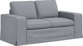 Set pohovek 2 ks Světle šedá textil 3407500