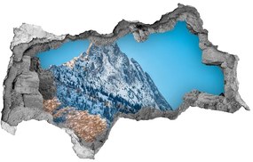 Wallmuralia Díra 3D ve zdi nálepka Gievont Tatry 95x73 cm