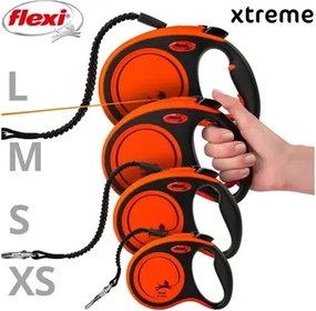 Flexi Xtreme L pásek 8m oranžové / Vodítko