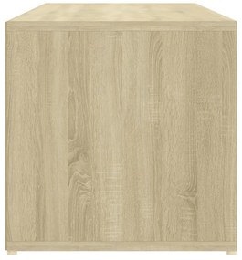 vidaXL Botníková lavice dub sonoma 105 x 35 x 35 cm dřevotříska