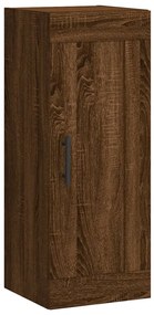 vidaXL Nástěnná skříňka hnědý dub 34,5 x 34 x 90 cm kompozitní dřevo