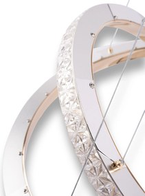 Toolight Toolight, LED stropní osvětlení 59cm, 60W, 4000K, 5000lm, MS011-CP, růžové zlato, OSW-09623