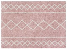 Lorena Canals koberec 120 x 160 kosočtverce, růžový - Bereber