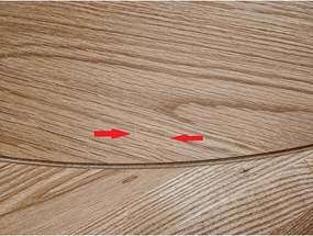 Kulatý jídelní stůl s deskou v dubovém dekoru ø 128 cm Storm - II. jakost – Zuiver