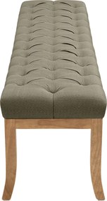 Lavice Ramses látka světlý antik 150 – taupe