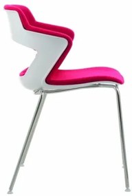 Antares Plastová židle 2160 TC Aoki FRONT UPH GALERIE - Čalounění Antares LÁTKY (IR,RA) / IRIS, RALLY Barva plastu Antares cihlově červená