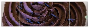 Obraz - Čokoládový cupcake (170x50 cm)