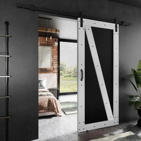 Posuvné dveře LOFT ADIO 4 bílý + černý 90