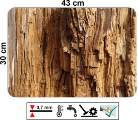 PokojovaDekorace.cz, Prostírání - 068, Imitace dřeva, 43x30cm