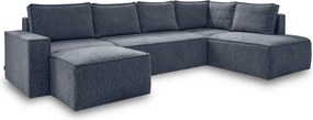 XXXLutz SEDACÍ SOUPRAVA, textil, tmavě modrá MID.YOU - Sedací soupravy - 001454003628