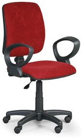 Euroseat Kancelářská židle TORINO II s područkami, červená