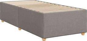 Box spring postel s matrací taupe 90x200 cm textil 3286567