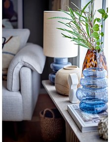 Modrá stolní lampa s textilním stínidlem (výška 51 cm) Fabiola – Bloomingville