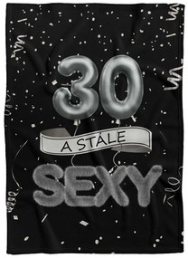 Deka Stále sexy – Černá (věk: 30, Podšití beránkem: NE)