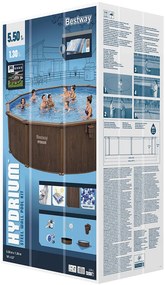 BESTWAY Hydrium Bazénový set 550 x 130 cm, písková filtrace 561CS