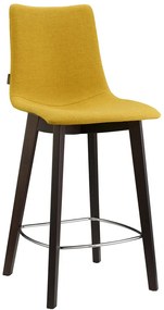 SCAB - Barová židle ZEBRA POP NATURAL, nízká