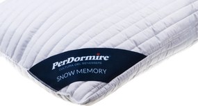 Perdormire klasický polštář s paměťovým efektem pro všechny polohy spánku Snow memory 72x42 cm
