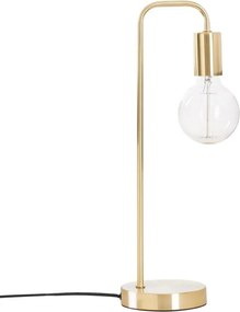 Stolní lampa KELI, kovová stolní lampa, zlatá stolní lampa, 46 cm