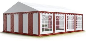 Party stan 6x8m PVC PREMIUM Barva: Červeno-bílá