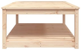 Zahradní stůl 121 x 82,5 x 45 cm masivní borové dřevo - Default Title