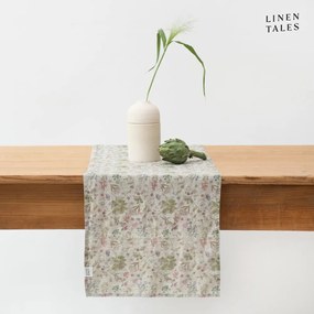 Lněný běhoun na stůl 40x200 cm Botany 2 Lightweight – Linen Tales