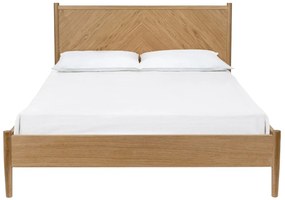OnaDnes -20% Dubová postel Woodman Farsta Angle 180 x 200 cm