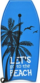 Costway Bodyboard lehké plavecké prkno na pláž pro děti a dospělé 106 cm modré