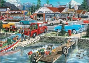 EUROGRAPHICS Puzzle Pojďme rybařit / 1000 dílků / 68 x 48 cm