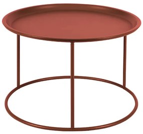 Odkládací stolek ivar velký ø 56 cm cihlový MUZZA