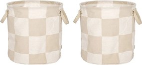 Látkové košíky v sadě 2 ks ø 32x32 cm Chess – OYOY Living Design