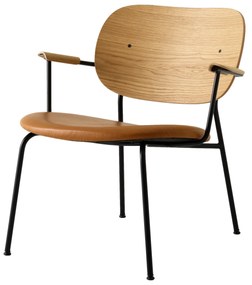 AUDO (MENU) Křeslo Co Lounge Chair, Black / Natural Oak / Dakar 250