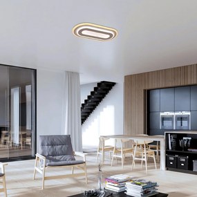 Rabalux Bílé stropní LED svítidlo Prue 200x400mm 40W 71110