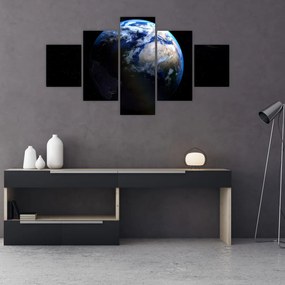 Obraz planety Země (125x70 cm)