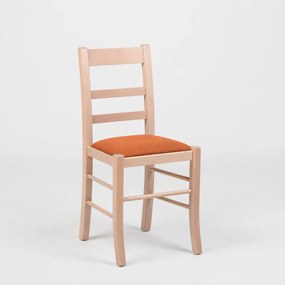 STIMA Židle FURLA s čalouněným sedákem buk LUX terracotta 10