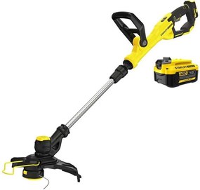 Stanley - 18V AKU strunová sekačka, záběr 33 cm, 1x aku 4,0 Ah Li-Ion, nabíječka SFMCST933M1-QW