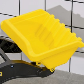 HOMCOM Sedací bagr s úložným prostorem, jezdící bagr s lopatou, šlapací traktor, smykem řízený bagr na písek, dětský bagr, smykem řízený bagr, bagr s…
