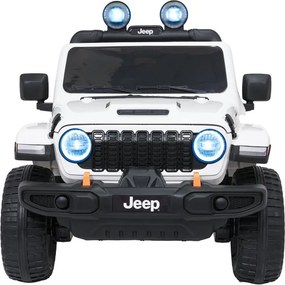 Elektrické autíčko Jeep Wrangler Rubicon LIFT bílé