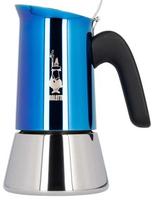 Bialetti New Venus 4 šálky - nerezová moka konvice - modrá