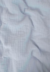 MK Lůžkoviny Francouzské mušelínové povlečení - Alexia Duo světle modrá/pastelově žlutá 220 × 200 cm, 2ks 70 x 90 cm