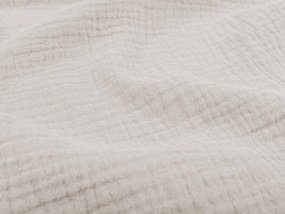 Biante Mušelínový povlak na polštář MSN-016 Bílá káva 40 x 40 cm