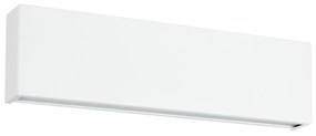 Linea Light 8256N Box_W, bílé nástěnné svítidlo se svícením nahoru/dolů, 19W LED 4000K, délka 31,9cm
