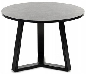  HowHomely | Konferenční stolek TRILEG 48x70 cm černá | DD0165